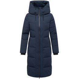 Navahoo Mantel 'Schokokuss XIV' Damen Gr&ouml;&szlig;e XXXL navy Wintermantel