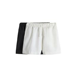 The Set Pants female Black, White size 10