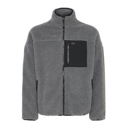 !Solid Fleece Jacket 'Walther' male Grey size M