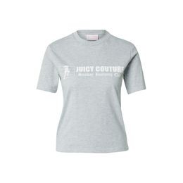 Juicy Couture T-Shirt 'The Runner' Damen Gr&ouml;&szlig;e L graumeliert / wei&szlig;