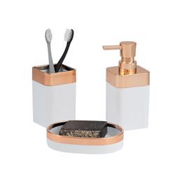 bremermann Badezimmer-Set 3-tlg. SAVONA Badezimmer-Zubehör-Set | Gr.: onesize
