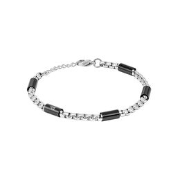 Police Herren-Armband Radius Edelstahl/Schwarz | Gr.: onesize