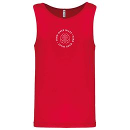 F4NT4STIC Tanktop Running Mind Over Miles Tanktop in red | Gr.: M