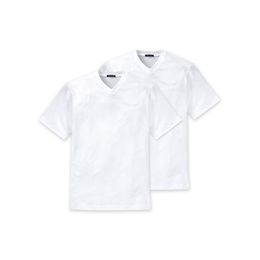 Schiesser T-Shirt 2er Pack in Weiß | Gr.: L