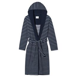 Schiesser Bademantel Feather Terry in Dunkelblau | Gr.: L