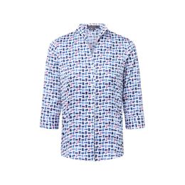 Franco Callegari Bluse in marine weiß - 0070 | Gr.: 48