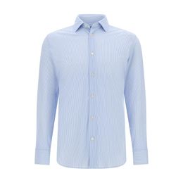 Boggi Milano Button Up Shirt male Blue size XXL