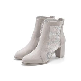 Lascana High-Heel-Stiefelette in grau | Gr.: 41
