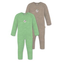 Normani Romper/Bodysuit 'Waverly' boy Beige, Green size 86