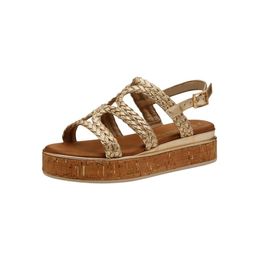 Marco Tozzi Sandalen in Gold | Gr.: 42
