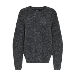 Only Strickpullover in Dark Grey Melange | Gr.: M