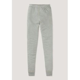hessnatur Lange Unterhose Slim in gischtgr&uuml;n | Gr.: 146/152