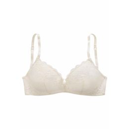 Nuance By Lascana Bralette mit Spitze Damen Gr&ouml;&szlig;e 70 creme