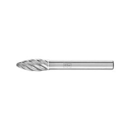 Pferd Hartmetall Hochleistungsfrässtift INOX Flamme B Ø 08x20mm Schaft-Ø 6 mm für Edelstahl (21103182)