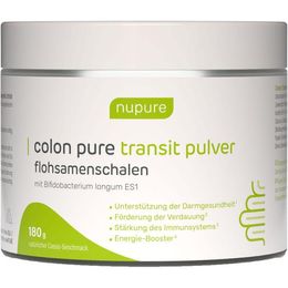 Nupure colon pure transit pulver flohsamenschalen 180 g
