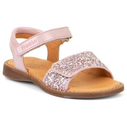 froddo Sandale »Lore Sparkle«, Sommerschuh, Klettschuh, Sandalette, mit zwei Klettverschlüssen PINK SHINE 27 27 Schicke, festliche Sandale