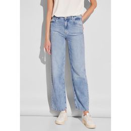 Street One High-waist-Jeans in hellblauer Waschung authentic light blue 32 - Länge 30 Länge 30 32 Modische Jeans von Street One
