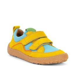 froddo Sneaker »Barefoot Base«, Klettschuh, Freizeitschuh, Barfußschuh mit Klettverschluss BLUE/YELLOW 23 23 Kinder Barfußschuh von froddo in...