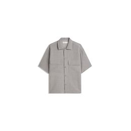 Bershka Button Up Shirt male Grey size XL