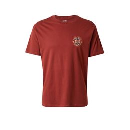 Billabong T-Shirt 'ROTOR FILL' Herren Größe XXL basaltgrau / rosa / karminrot / weiß