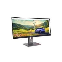 Lenovo ThinkVision P34WD-40, LED-Monitor 86.4 cm (34 Zoll), schwarz, WQHD, IPS, Curved, KVM, USB-Hub, USB-C, HDMI, DP, 120Hz Panel