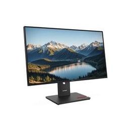 Lenovo ThinkVision T27Q-40, LED-Monitor 68.6 cm (27 Zoll), schwarz, QHD, IPS, USB-Hub, HDMI, DP, 120Hz Panel