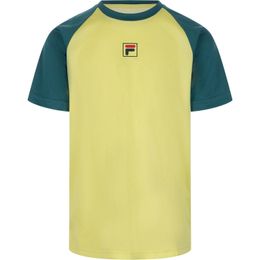 Fila Tennisshirt Kinder - gelb - Gr. 116 - Polyester