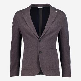 Manuel Ritz Braun-grauer Blazer mit Melange-Muster