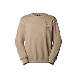 The North Face Sweatshirt 'Connect' Herren Gr&ouml;&szlig;e XXL hellbeige / gelb / tanne