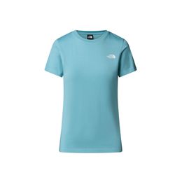 The North Face T-Shirt 'Simple Dome' Damen Gr&ouml;&szlig;e M t&uuml;rkis / wei&szlig;