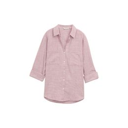 Tom Tailor Bluse Damen Gr&ouml;&szlig;e XL rosa / wei&szlig;