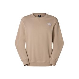 The North Face Sweatshirt 'Essential Lite Crew' Herren Gr&ouml;&szlig;e L camel / wei&szlig;
