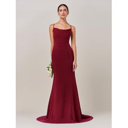 BWLDR Abendkleid 'JOSEFINA' Damen Gr&ouml;&szlig;e 46 dunkelrot Winterkleid