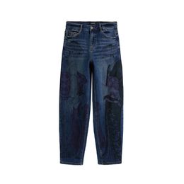 Desigual Jeans Damen Gr&ouml;&szlig;e 38 blau / schwarz