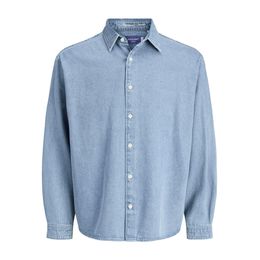 Jack & Jones JACK & JONES Button Up Shirt 'JORNorrebro' male size XS Light blue