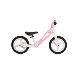 Byox Laufrad Foldy 12 Zoll, PU-Reifen, klappbar, verstellbarer Sitz, bis 35 kg rosa