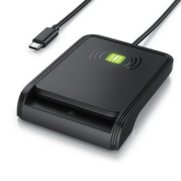 CSL USB Chipkartenleser mit NFC SmartCard Reader SIM Kartenleseger&auml;t kompatibel mit Windows 10 und 11 f&uuml;r neuen Personalausweis und Gesundheitskarte nicht f&uuml;r ePA oder Bankkarten