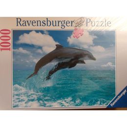 Springende Delphine, 1000 Teile Puzzle