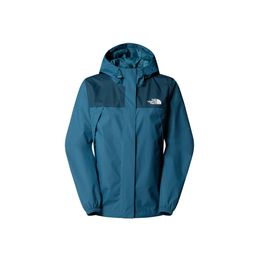 The North Face Outdoorjacke 'Antora' Damen Gr&ouml;&szlig;e M petrol / wei&szlig;