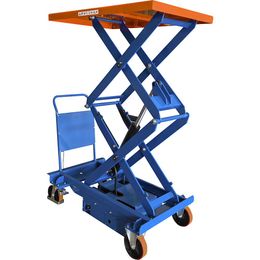 Hubplattformwagen, elektrisch, LxB 1400 x 820 mm, Tragf&auml;higkeit 500 kg kaiserkraft