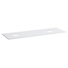 Laufen Space Waschtischplatte mit 2 Ausschnitten, H4110541601001,