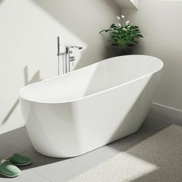Duravit DuraFaro freistehende Badewanne, oval, 700567000000000,