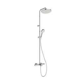 Ideal Standard Ceratherm T25 N Aufputz-Duschsystem mit Wanneneinlauf, Thermostat, A8480AA,