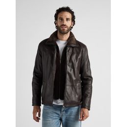 Lederjacke JCC "MartinLN", Herren, Gr. 44, braun, Obermaterial: 100% Lammleder; Futter: 100% Polyester, Jacken