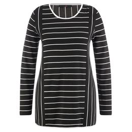 Emilia Lay - Rundhals-Shirt, schwarz, Gr. 42 / M