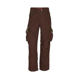 Molecule Cargohose 'BAGGY' Herren Gr&ouml;&szlig;e 34 braun / rot
