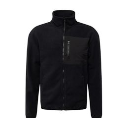 Blend Fleecejacke Herren Gr&ouml;&szlig;e M schwarz
