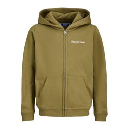 Jack & Jones Jack & Jones Junior Sweatjacke 'Norrebro' Jungen Gr&ouml;&szlig;e 128 oliv