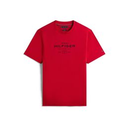 Tommy Hilfiger T-Shirt Herren Größe L rot / schwarz