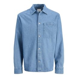 Jack & Jones JACK & JONES Hemd Herren Gr&ouml;&szlig;e L blue denim